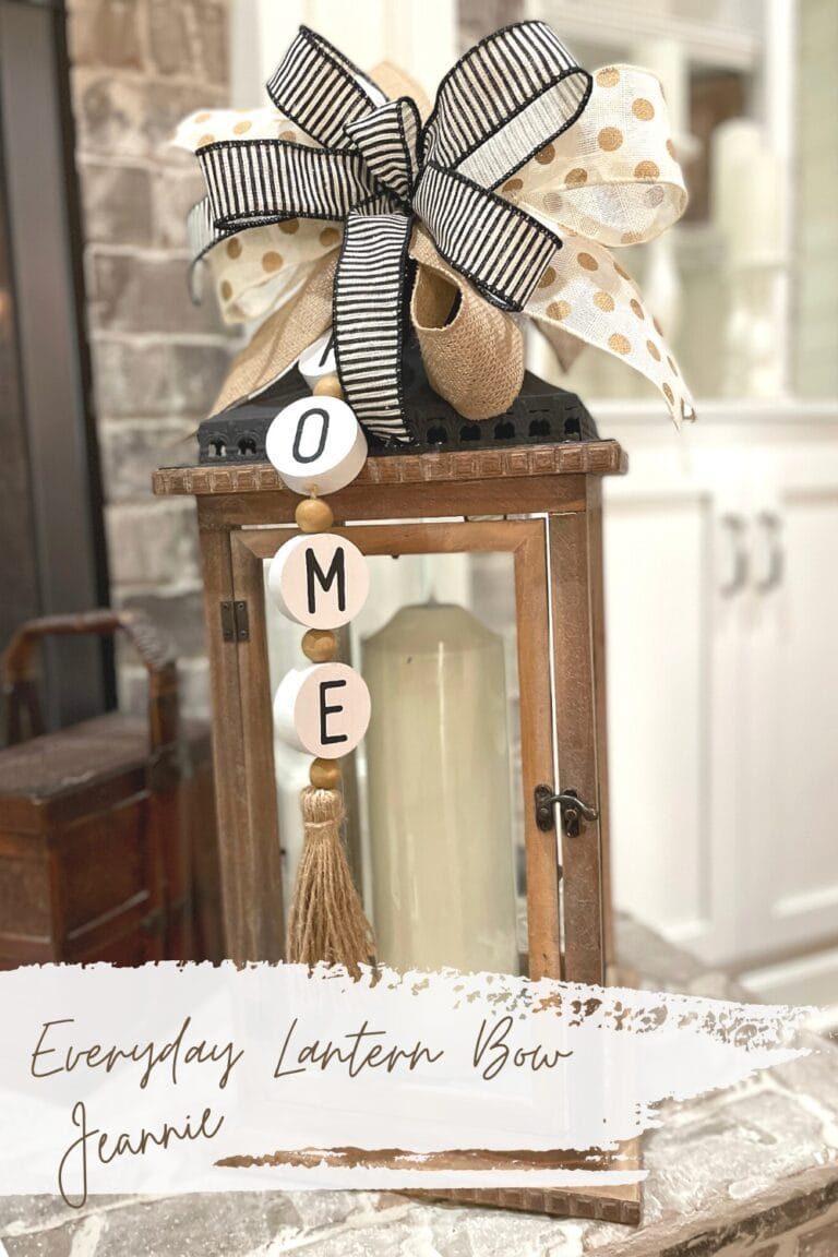 Quick Sunflower Lantern Topper | Jeannie Pence