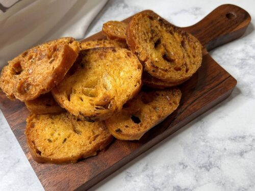 Crusty Crispy Bread Slices | Jeannie Pence