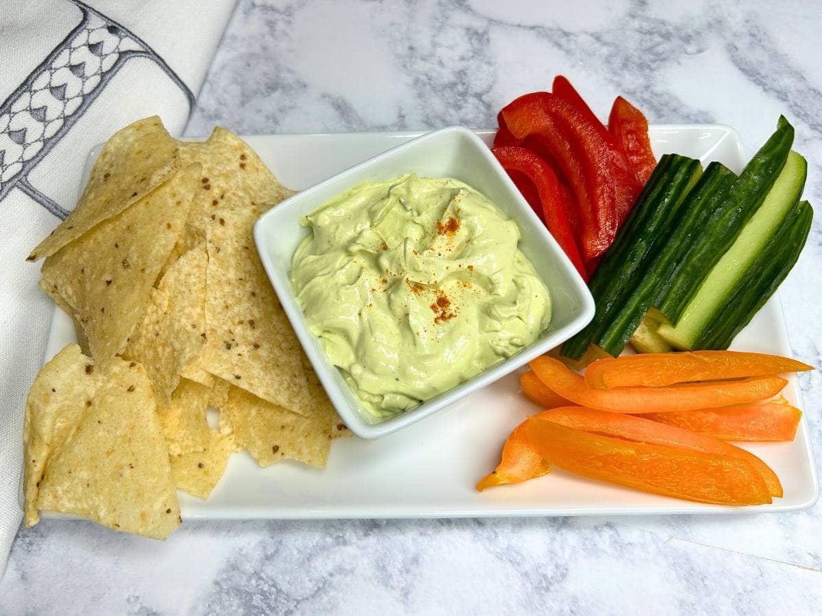 Avocado Veggie Dip | Jeannie Pence