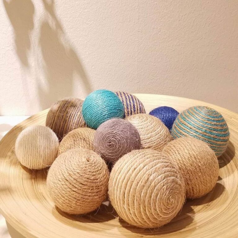 Decorative Jute Balls | Jeannie Pence