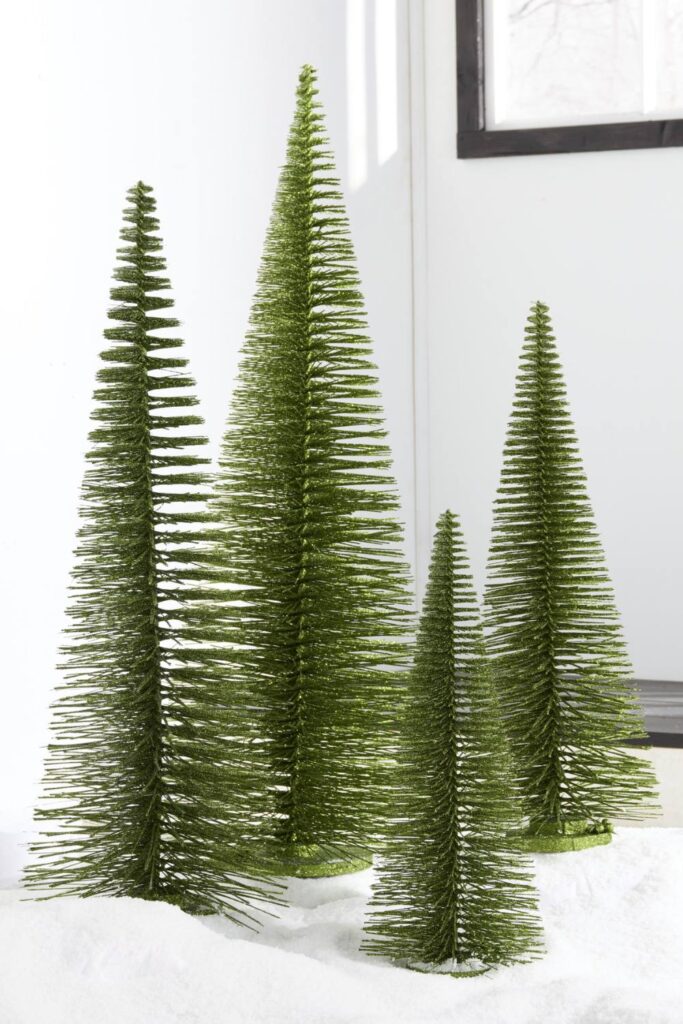 Decorating with Bottle Brush Trees | Jeannie Pence