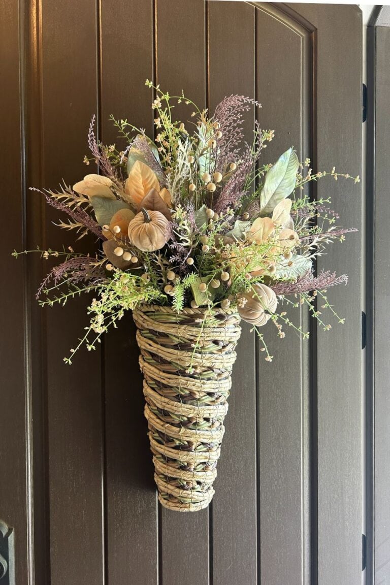 Create a DIY Fall Lantern Topper Using Leftover Floral Picks | Jeannie ...