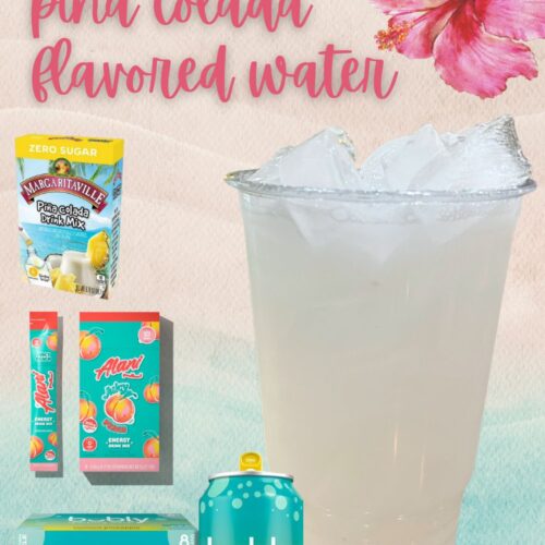 Peachy Pina Colada Flavored Water: Tropical Vibes in a Cup | Jeannie Pence