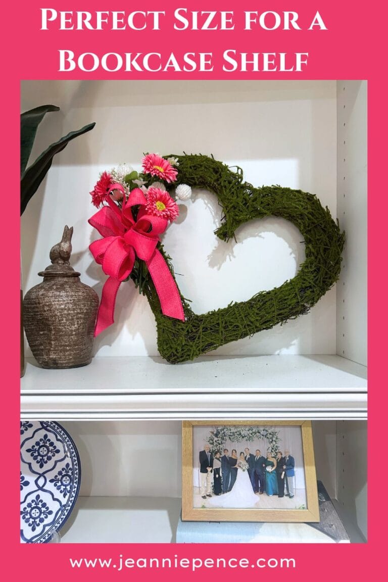 Quick Moss Heart Wreath Refresh for Valentine’s Day | Jeannie Pence
